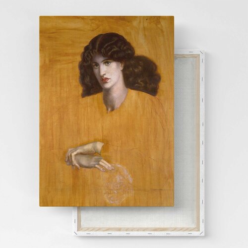 Картина на холсте, репродукция / Данте Габриэль Россетти - Женщина в окне / Размер 40 x 53 см