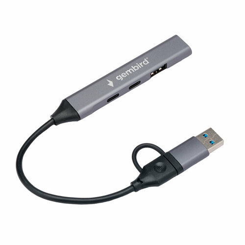 Хаб USB Gembird 2хType-C/1хUSB 3.0/1хUSB 2.0 UHB-C444