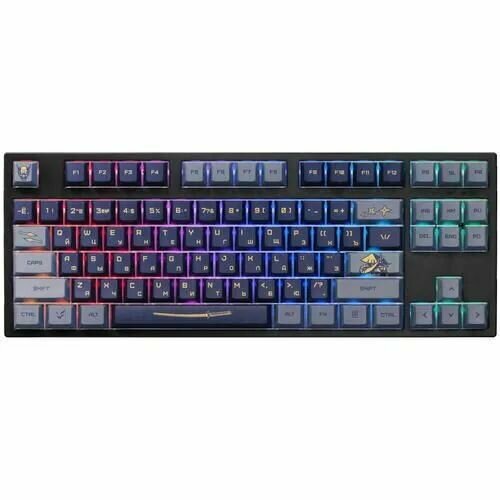 Игровая механическая клавиатура ARDOR GAMING Wakizashi, Kailh Cool Mint, 87 клавиш, RGB, Bluetooth, черная.