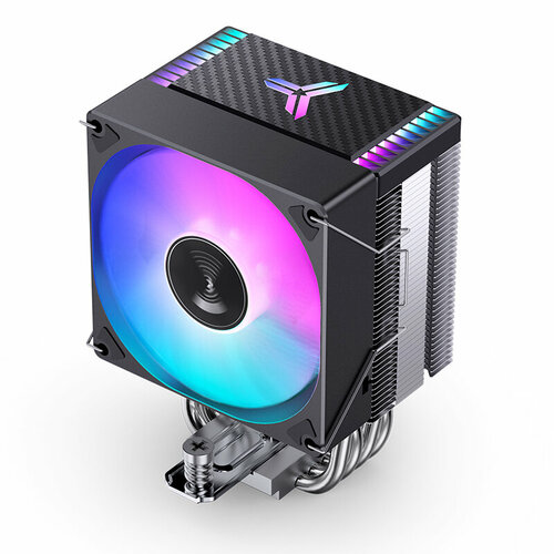 Кулер JONSBO CR-1400 EVO Color LGA1700/1200/115X/AM5/AM4 (24шт/кор, TDP 180W, PWM, 92mm Dynamic Multi-Color LED Fan, 4 тепловые трубки, 4-pin) Retail