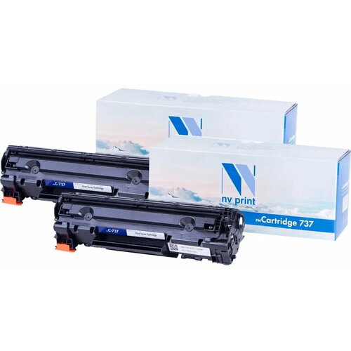 Набор картриджей NV-Print NV-737-SET2 2400стр Черный