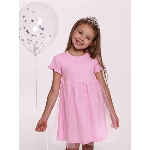 Платье Апрель, размер 50-92, розовый