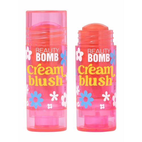 BEAUTY BOMB Румяна кремовые для лица в стике Cream stick blush, 8 г, 01 Очаровательная улыбка