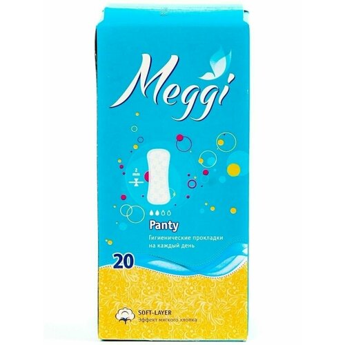 Meggi Прокладки гигиенические на каждый день Panty, 20 шт.