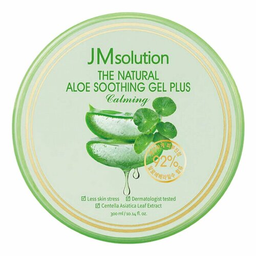 JMsolution Успокаивающий гель для лица и тела с алоэ и центеллой / The Natural Aloe Soothing Gel Plus Calming, 300 мл