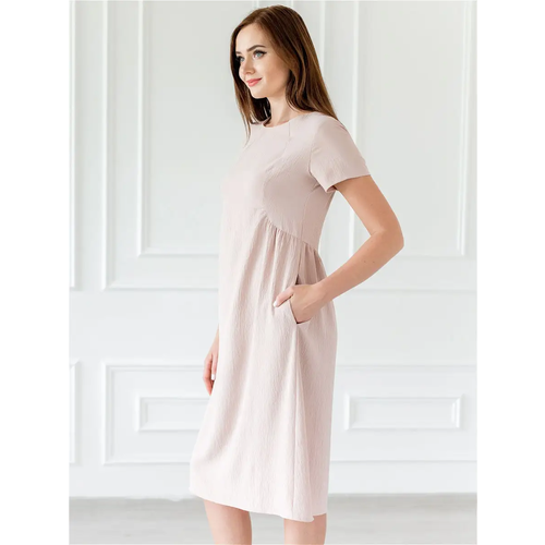 Платье Текстильный Край, размер 46, розовый