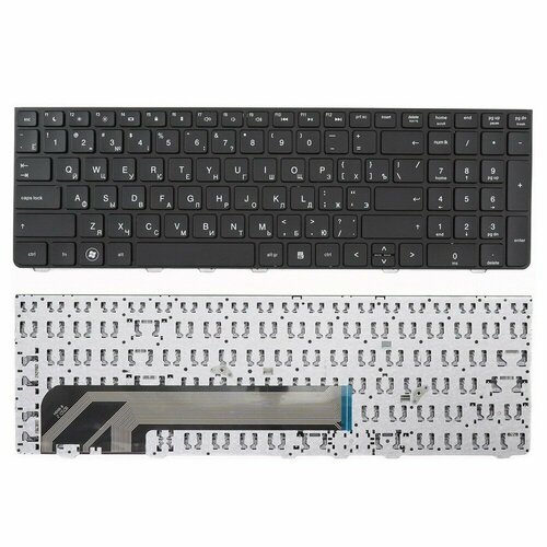 HP Клавиатура для ноутбука HP ProBook 4535S, 4530S, 4730S, NSK-CC0SV, 9Z. N6MSV.00R черная с рамкой