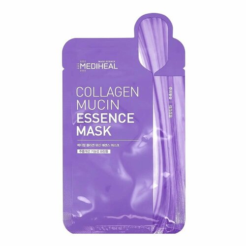 MEDIHEAL Коллагеновая тканевая маска с муцином улитки COLLAGEN MUCIN ESSENCE MASK *5