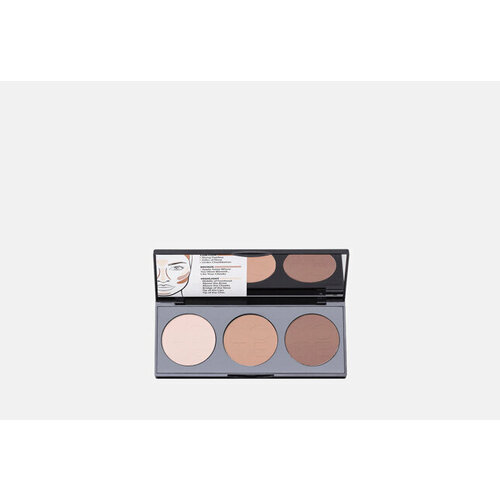 Пудровая палетка для контурирования лица perfecting contour kit powder palette