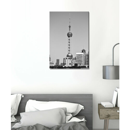 Картина/Картина на холсте для интерьера/Картина на стену/Картина для кухни/ -Китай небоскребы 43 40х60