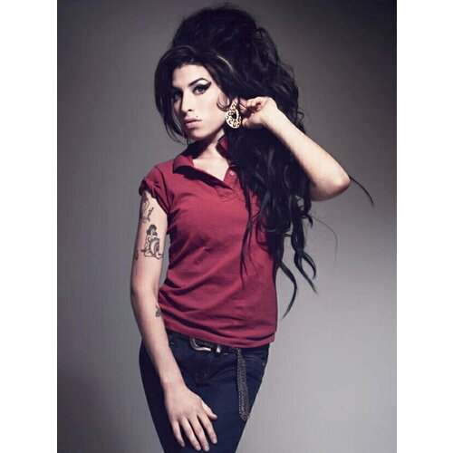 Плакат, постер на холсте Amy Winehouse/Эми Уайнхаус/музыкальные/поп исполнитель/артист/поп-звезда/группа. Размер 42 х 60 см