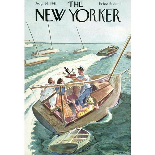 Плакат, постер на бумаге The New Yorker (Aug. 30, 1941). Размер 21 х 30 см