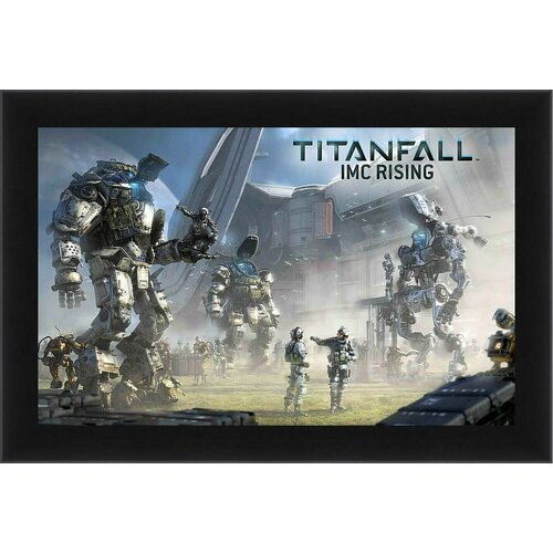 Плакат, постер на холсте Titanfall. Размер 21х30 см