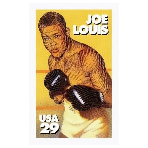 Плакат, постер на холсте Joe Louis-Джо Луис. Размер 30 х 42 см