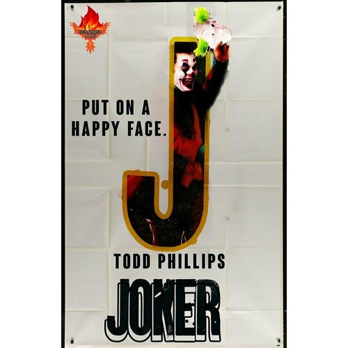 Плакат, постер на холсте Джокер (Jokerr), Тодд Филлипс. Размер 60 х 84 см