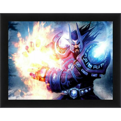 Плакат, постер на бумаге World Of Warcraft. Размер 21 х 30 см