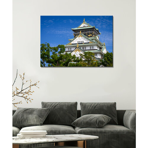 Картина/Картина на холсте для интерьера/Картина на стену/Картина для кухни/ - Япония/Осака (3) 20х30