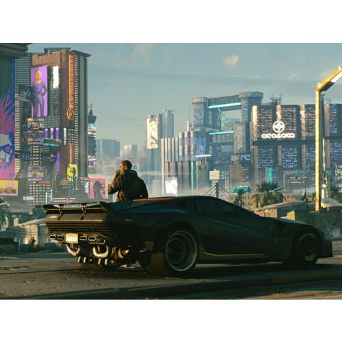 Плакат, постер на бумаге Cyberpunk 2077/Киберпанк 2077/игровые/игра/компьютерные герои персонажи. Размер 30 х 42 см
