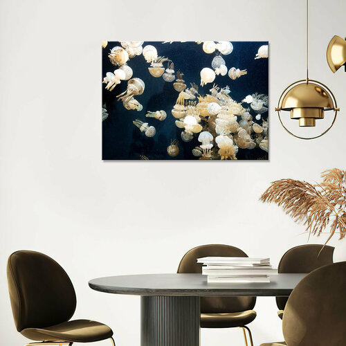 Картина/Картина на холсте/Картина на холсте для интерьера/ Картина на стену/ Картина в подарок для дома/ - медузы 40х60