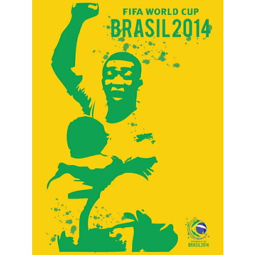 Плакат, постер на холсте FWC Brazil/Чемпионат мира в Бразилии/спорт. Размер 42 х 60 см