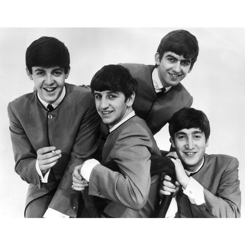 Плакат, постер на холсте The Beatles. Размер 30 на 42 см