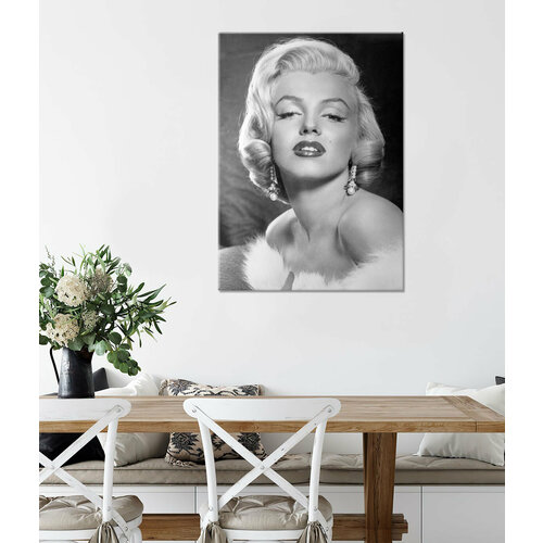 Картина/Картина на холсте/Картина на холсте для интерьера/Картина на стену/Картина в подарок для дома/Мэрилин Монро - Marilyn Monroe 60х80
