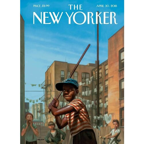 Плакат, постер на холсте The New Yorker (April 30, 2018). Размер 21 х 30 см
