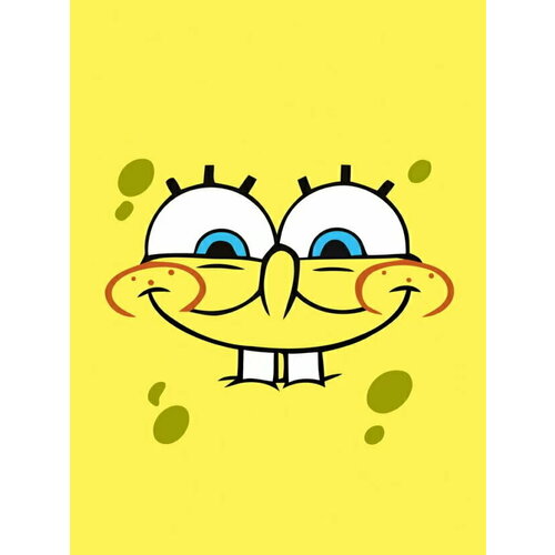 Плакат, постер на бумаге SpongeBob/Губка Боб/комиксы/мультфильмы. Размер 21 х 30 см