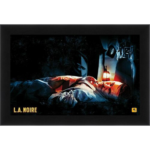 Плакат, постер на бумаге L.A. Noire. Размер 30х42 см