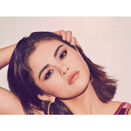 Плакат, постер на холсте Selena Gomez/Селена Гомес/музыкальные/поп исполнитель/артист/поп-звезда/группа. Размер 30 х 42 см