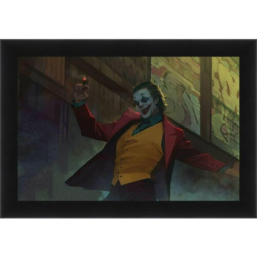 Плакат, постер на холсте Джокер (Joker). Размер 21х30 см