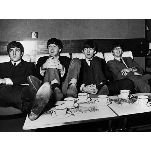 Плакат, постер на бумаге The Beatles/Битлз/музыкальные/поп исполнитель/артист/поп-звезда/группа. Размер 42 х 60 см