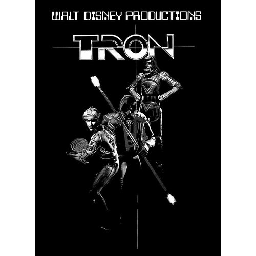 Плакат, постер на бумаге Tron/Трон. Размер 21х30 см