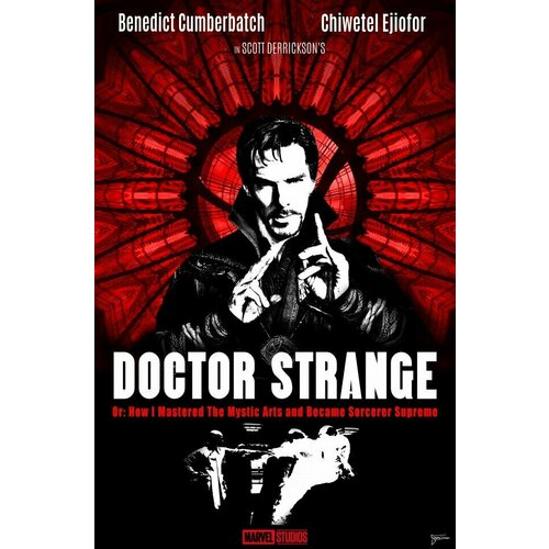 Плакат, постер на бумаге Doctor Strange, Доктор Стрэндж. Размер 21 х 30 см