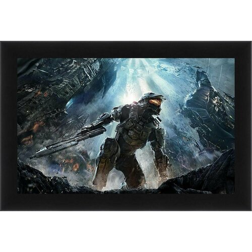 Плакат, постер на бумаге Halo 4. Размер 21 х 30 см