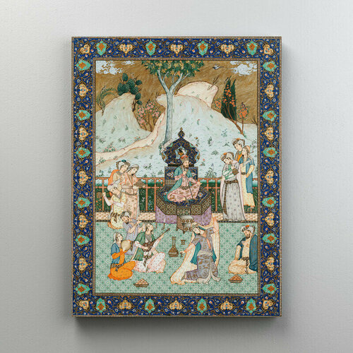 Интерьерная картина на холсте "Старинный царский гобелен" размер 30x40 см