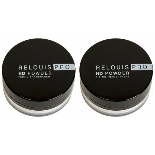 Relouis Пудра фиксирующая Pro HD Powder, прозрачная, 10 г, 2 шт