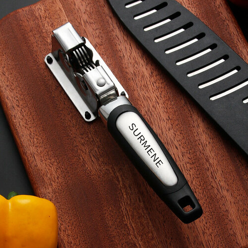 Металлическая точилка для ножей / Универсальная точилка для ножей / Точилка для кухонных ножей и ножниц / Заточка для ножей