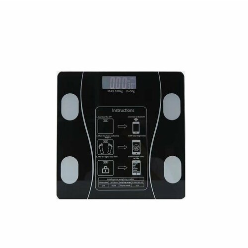 Напольные весы LineHaus DL-450 180кг Черные Bluetooth