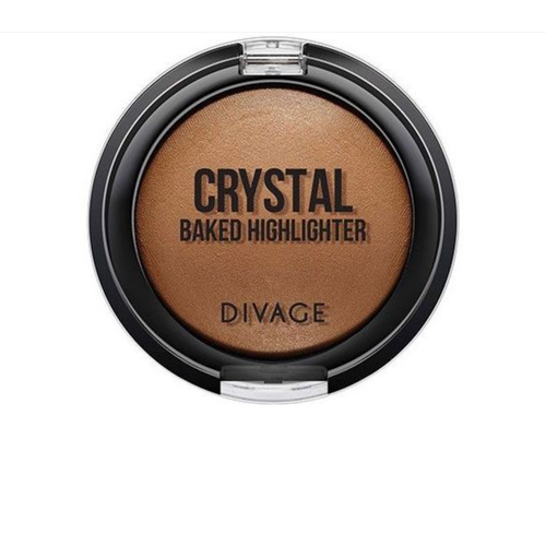Дивейдж / Divage - Хайлайтер для лица Crystal Baked Highlighter тон 01 Gold 7,5 г