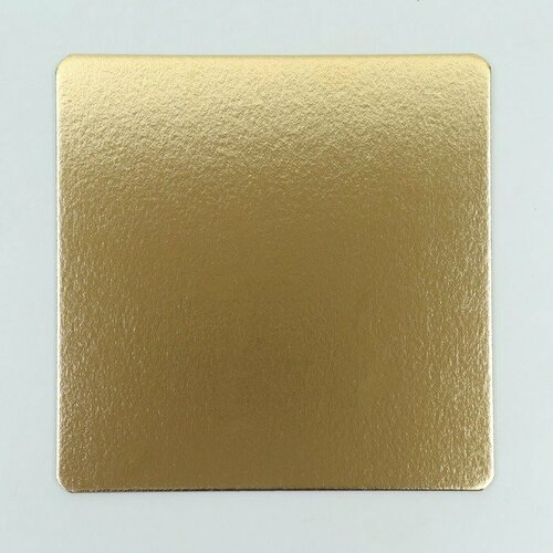 Подложка усиленная,30 х 30 см, золото-белый, 3,2 мм (комплект из 15 шт)