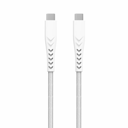 USB-кабель Lyambda, Type-C(m)/Type-C(m), 3A, 0,5м, белый, [LCC05-WH]