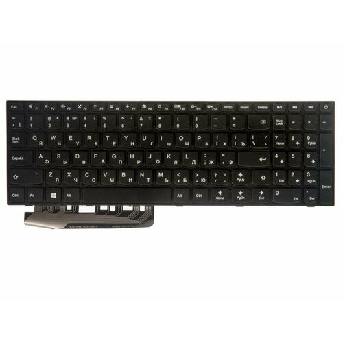 Клавиатура для ноутбука Lenovo IdeaPad 110-15ISK черная, Гор. Enter