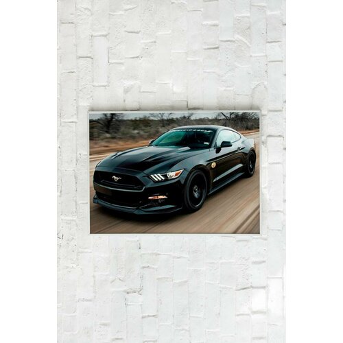 Плакат Ford Mustang/Машина/ Плакат на стену 30х42 см / Постер формата А3