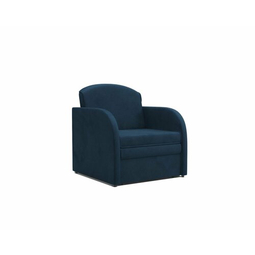Кресло-кровать Малютка Mebel-ars велюр Темно-синий Luna034