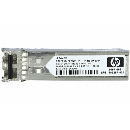 Трансивер HP A7446B 4Gbps short wave Small Form Factor (SFP) transceiver module - 300m (984ft) limit - Has LC connectors