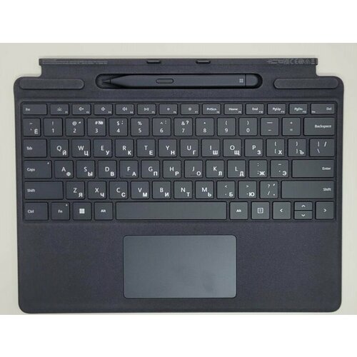 Клавиатура Microsoft Surface Pro 9 и Стилус, Русский Шрифт, Черный Цвет
