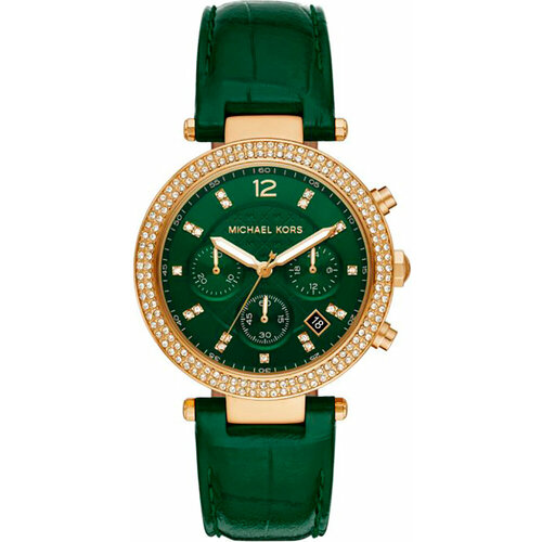 Наручные часы MICHAEL KORS, зеленый, золотой