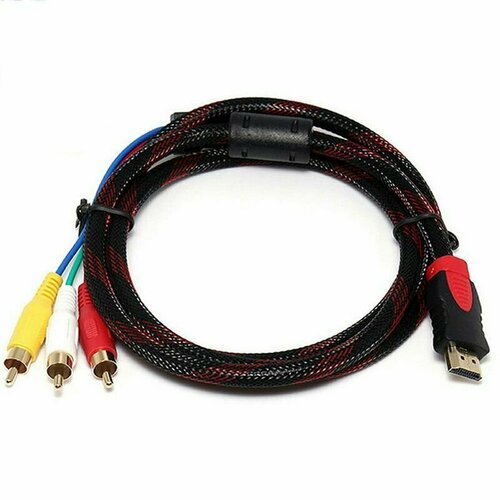 Кабель-переходник (адаптер) HDMI to RCA ( Тюльпаны)