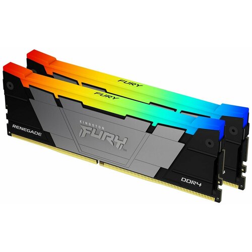 Оперативная память Kingston Fury Renegade RGB 32 ГБ (16 ГБ x 2 шт.) DDR4 3200 МГц DIMM CL16 (KF432C16RB12AK2/32)